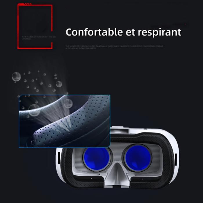 Casque de Réalité Virtuelle 3D Immersif avec Audio HD - Design ...