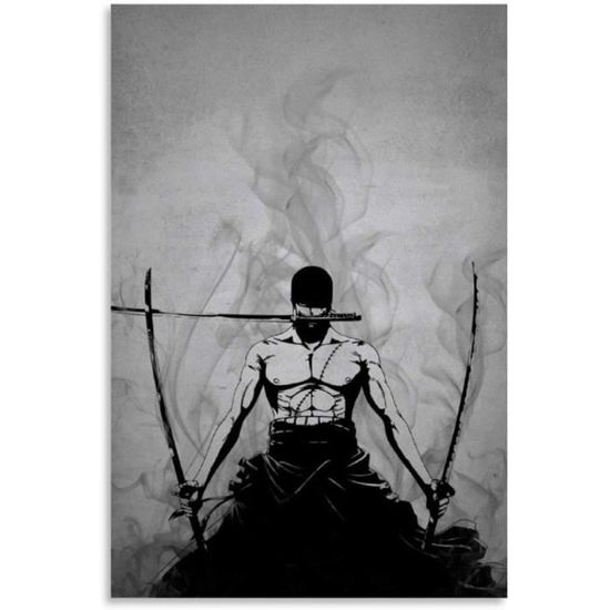 TABLEAU TOILE QWSDE One Piece Theme Series Roronoa Zoro Anime 09 ...