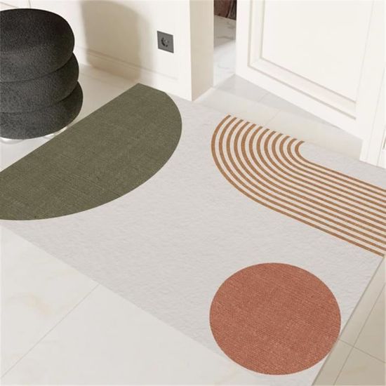 Tapis Entrée Intérieur Bohème Abstrait Tapis Doux À Poils Courts ...