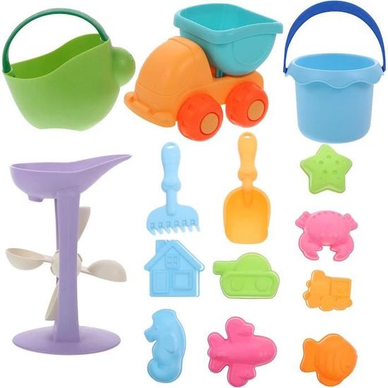 Mini Plage Seau Et Pelle Ensemble Sable Moules Bac À Sable Ensemble ...