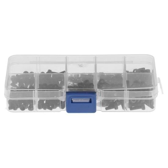 Zerone rondelle élastique Kit d'assortiment de boulons à écrou 300 pièces culasse M3 écrous ...