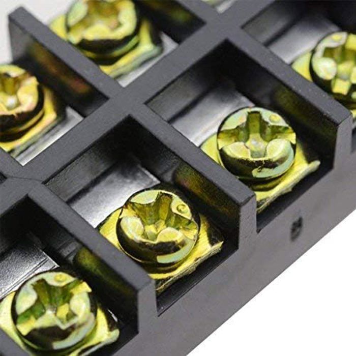 BOITE DE DERIVATION- 660V 20A Double rangées 20 positions de blocage de bornes à vis et base de ...