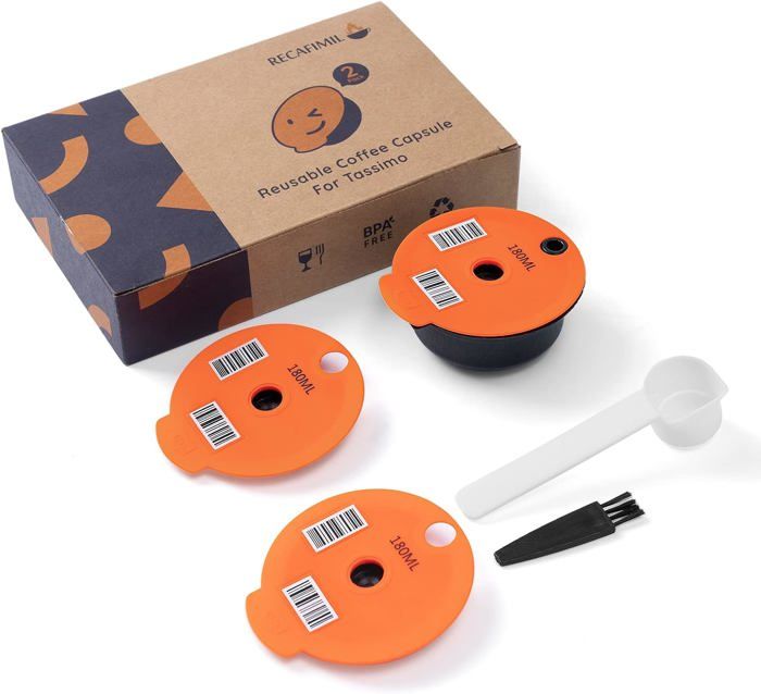 Capsule De Caf Rechargeable Pour Tassimo B0Sch-S Capsule De Caf ...