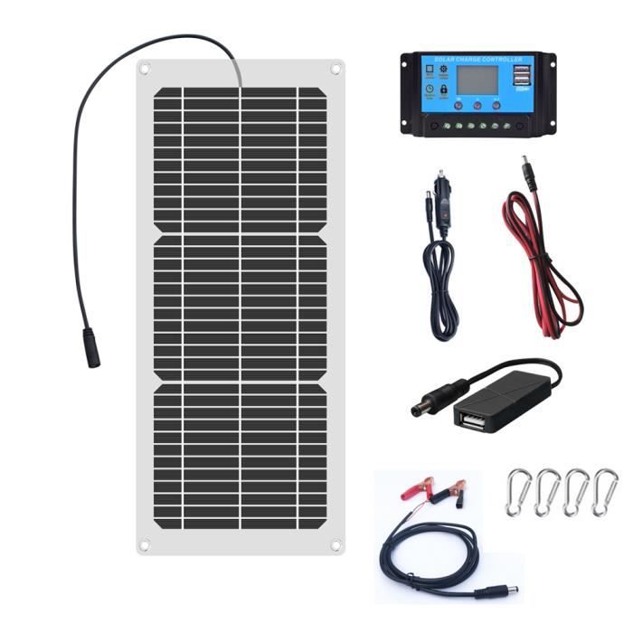 Kit G 10W--20W chargeur solaire Portable extérieur 18V 10W Kit de panneau solaire Flexible pour ...