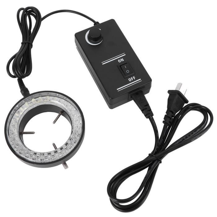 Lumière Ronde Légère LED pour Microscope - Marque ALOMEJOR - Noir ...