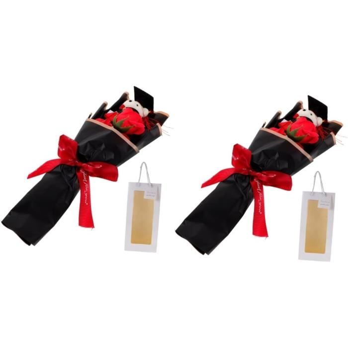 2 Pièces Bouquet De Graduation Cadeaux Des Diplômés De La 2023 Parfumé ...