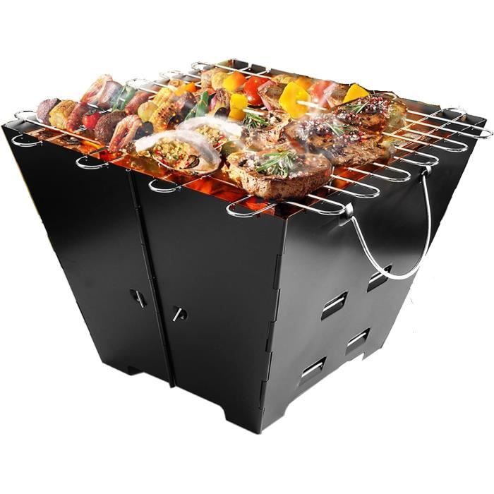 Barbecue Pliable, Barbecue Au Charbon De Bois Portable, Barbecue Fumeur ...