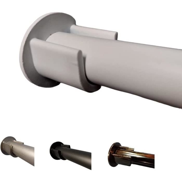 , Tringle à Rideaux Fer Forgé entre-murs, Tringle penderie Métal ...