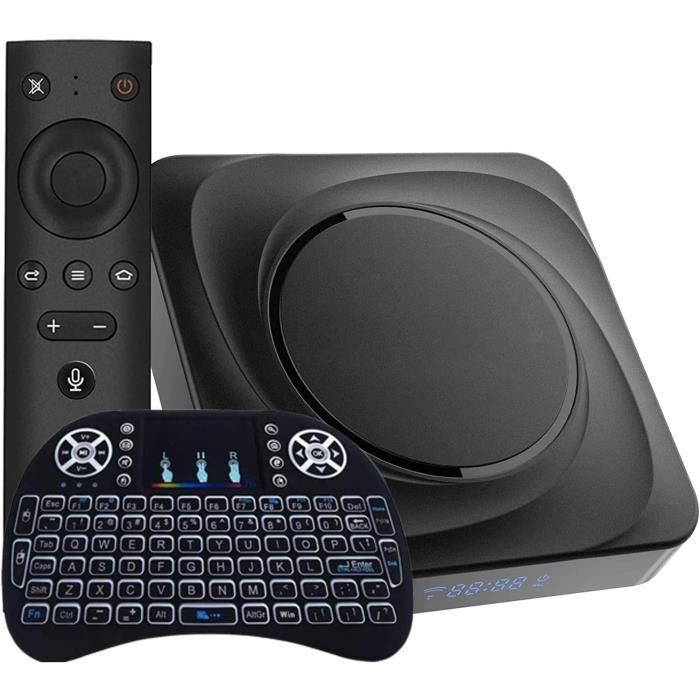 Android TV Box 11.0, Smart TV Box RK3566 8 Go 128 Go Prise en Charge 2 ...
