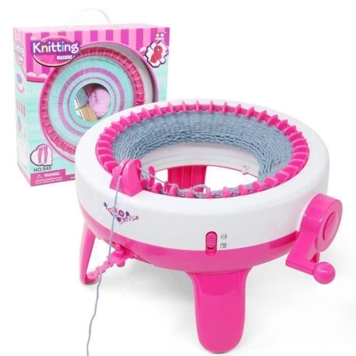 Machine à tricoter bricolage Enfants Machine à tricoter Jouet Cylindre ...