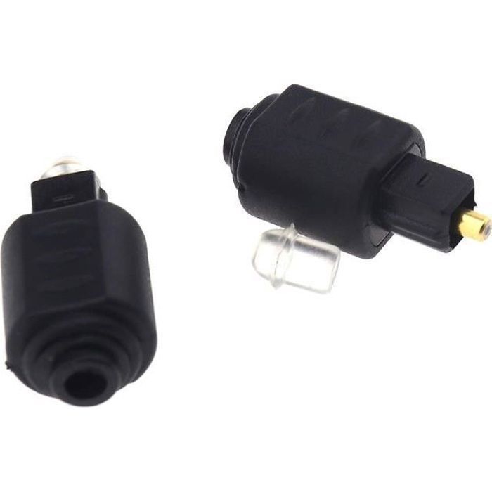 OTOTEC Mini Toslink Optique Jack 3,5 mm Femelle vers Toslink Adaptateur ...