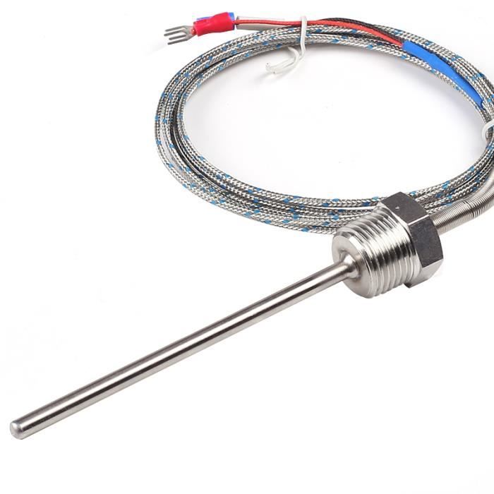 PT100 50 mm - Sonde Pt100 En Acier Inoxydable 1-2 Npt, Capteur De ...