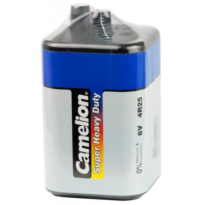 Pile 4R25 / 6 Volt Block / Bleue (9A) CAMELION - Cdiscount Jeux - Jouets