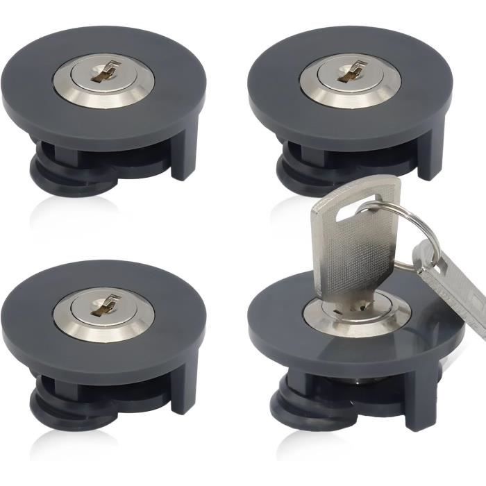 Lot De 4 Serrures De Prise De Courant - Sécurité Enfant - Encastrée - Protection De Prise Murale ...