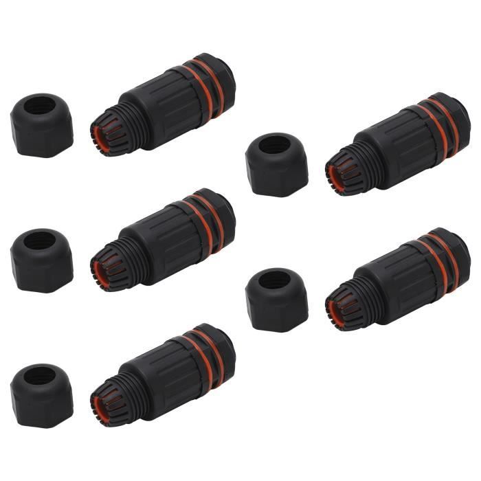 Cikonielf connecteurs de boîte de jonction électrique 5 pièces 3 pôles ...