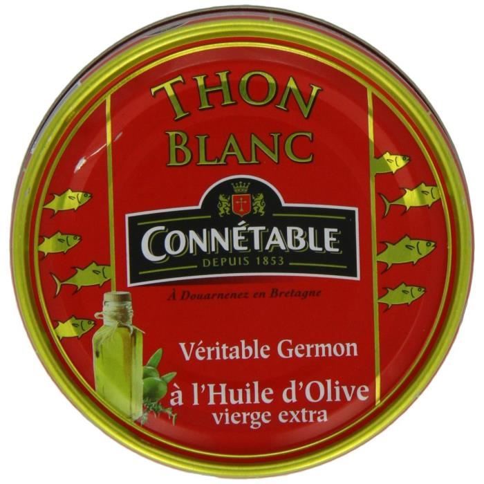 Connétable Thon Blanc à l'Huile d'Olive Extra Vierge 160 g - Cdiscount ...