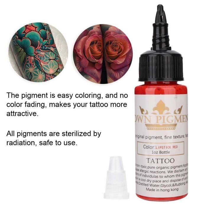 Drfeify Encre de tatouage 30ml Semi Permanent tatouage Pigment longue ...