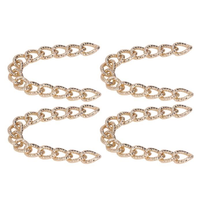 Fafeicy Chaîne de fabrication de bijoux Chaînes gourmettes en cuivre 10 ...