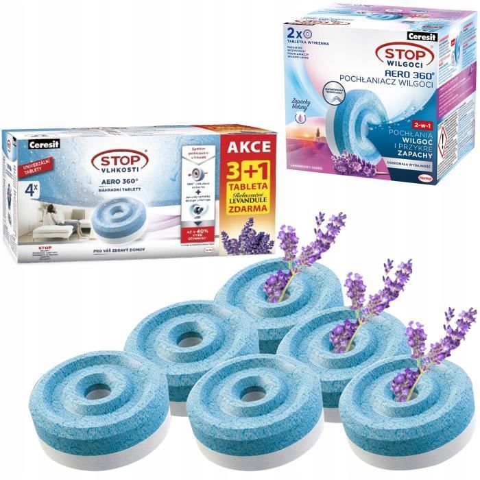Recharges absorbeur humidité - Ceresit - AERO 360 - Tablettes 6x450g ...