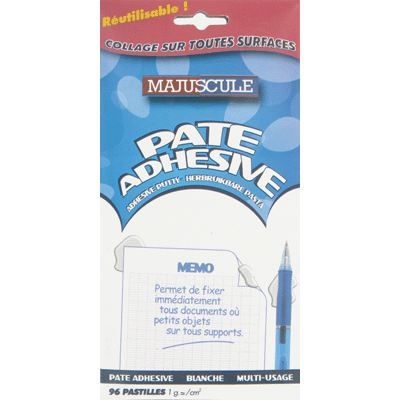 Pastille pate adhesive blanc - Blister de 96 - Cdiscount Bricolage