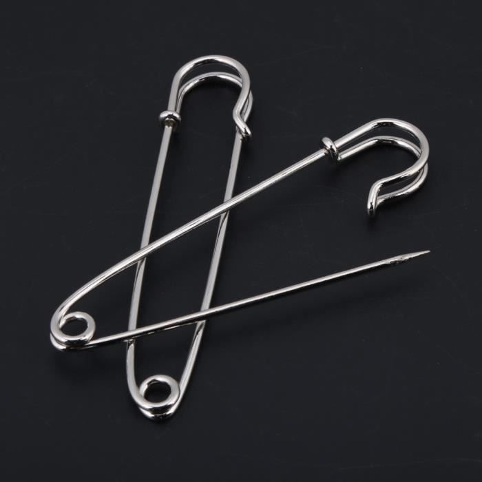 Mxzzand Épingle de sécurité Épingles de sûreté en fer, 50 pièces, pour ...