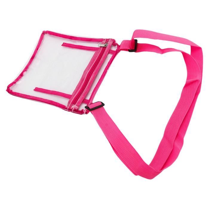 Sac en PVC transparent étanche OMABETA - Festival sport sac Rose ...