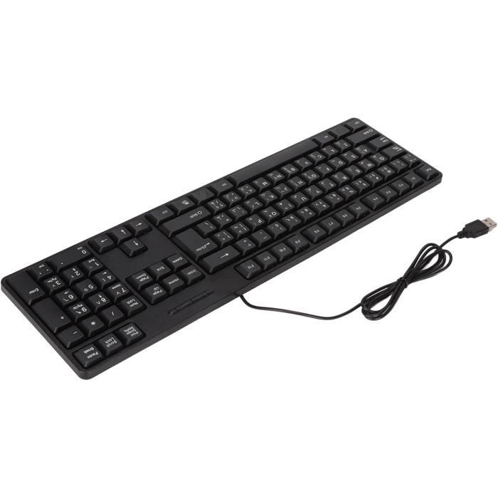 Clavier D'Ordinateur, Couleur Noire 104 Touches Usb Interface Clavier ...
