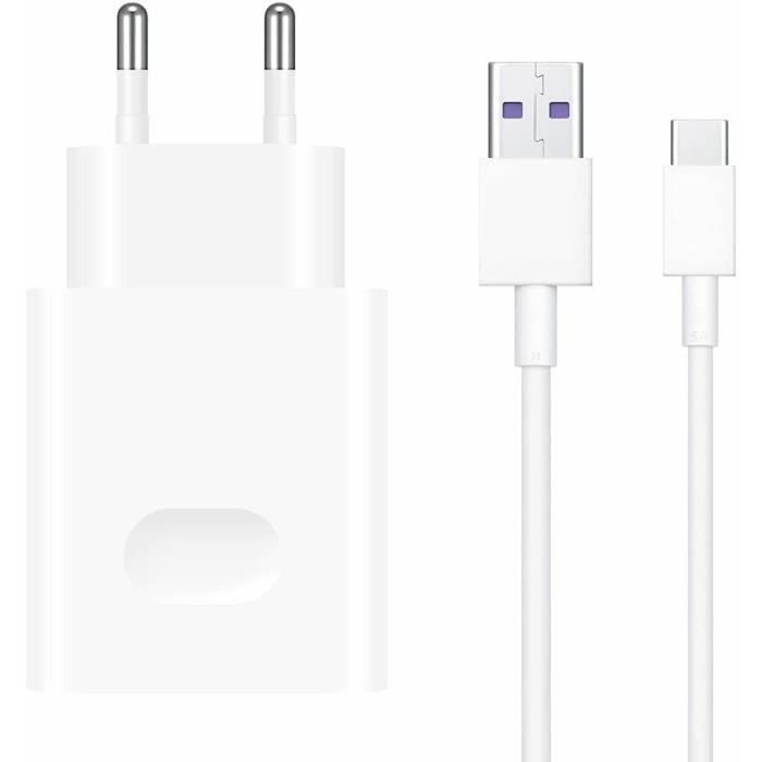 Huawei Supercharge 40 W Chargeur Rapide Avec Usb C 2 M Câble De Charge ...