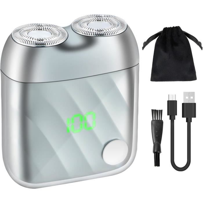 Mini Rasoir Électrique Homme, Rasoir Sans Fil Rechargeable, Rasoir De ...