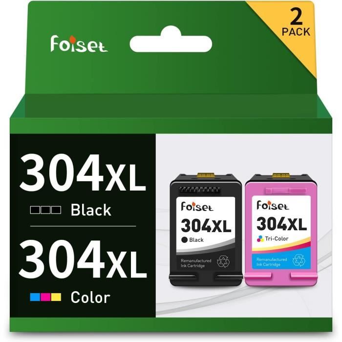 304Xl Cartouches D'Encre Remplacement Pour Hp Cartouche 304 Noir Et ... 304Xl Cartouches D'Encre Remplacement Pour Hp Cartouche 304 Noir Et ...