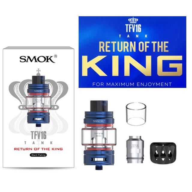 SMOK Clearomiseur TFV 16 Tank 9ml cigarette électronique Atomizer 510 ...