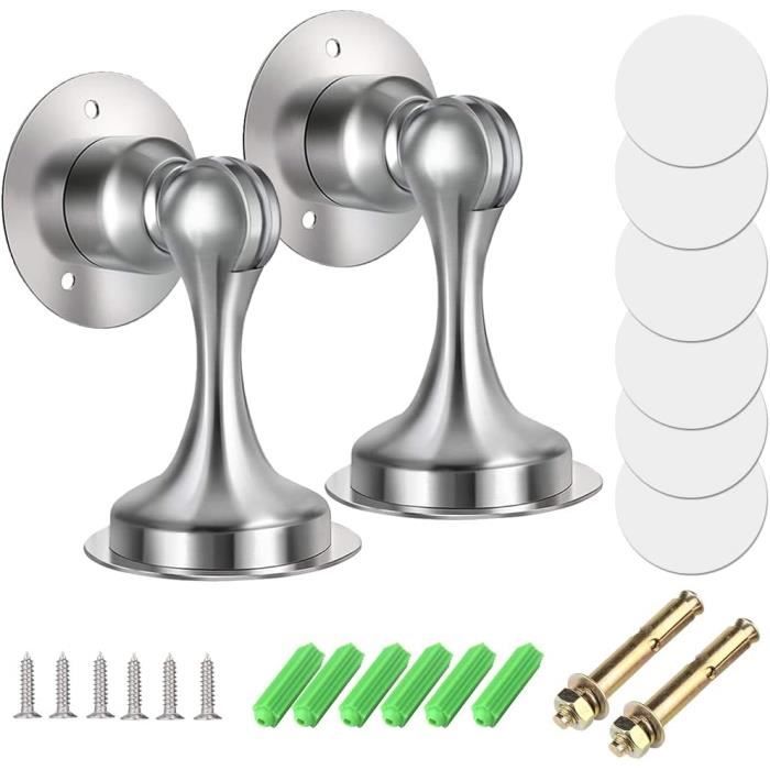 Shackcom 2pcs Butoir de Porte Magnétique en Acier Inoxydable Butées ...