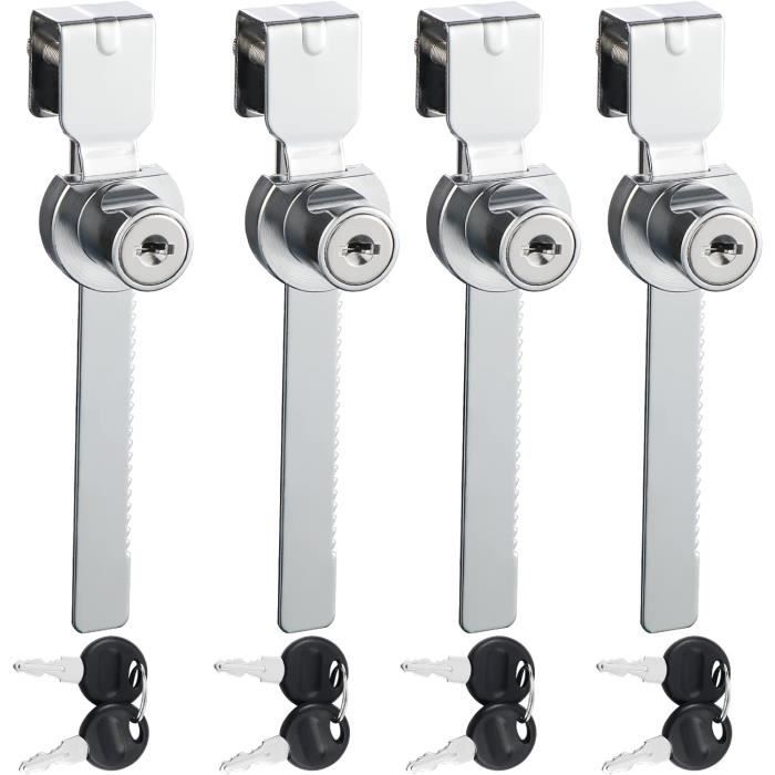 4 Pcs Terrarium Vitrine Coulissante En Verre Serrure De Porte,Verrous De Porte Coulissante En ...