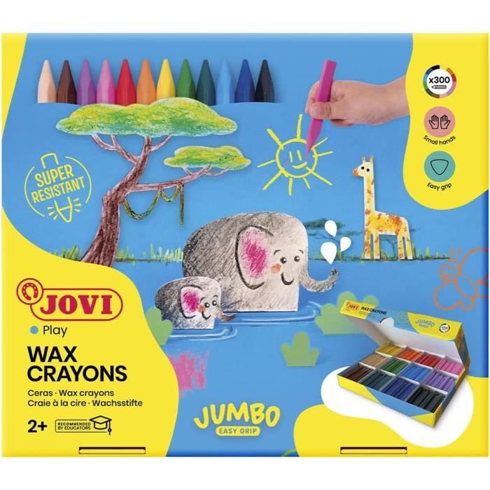 Crayons Jumbo Easy Grip, Boîte De 300 Crayons Triangulaires, Couleurs ...