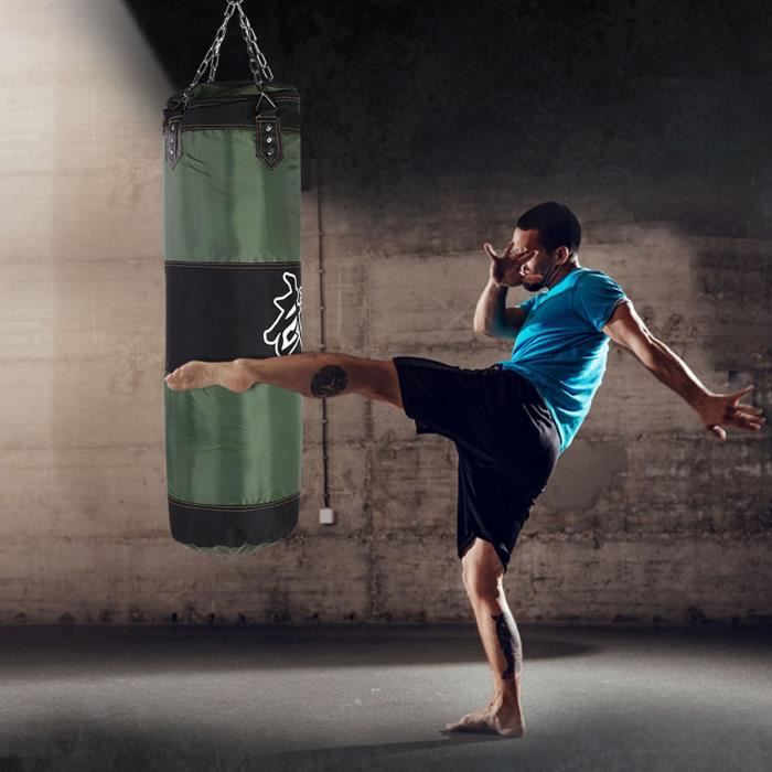 RUIDA Vide Entraînement Boxe Crochet Coup de Pied Sac de Sable Combat ...