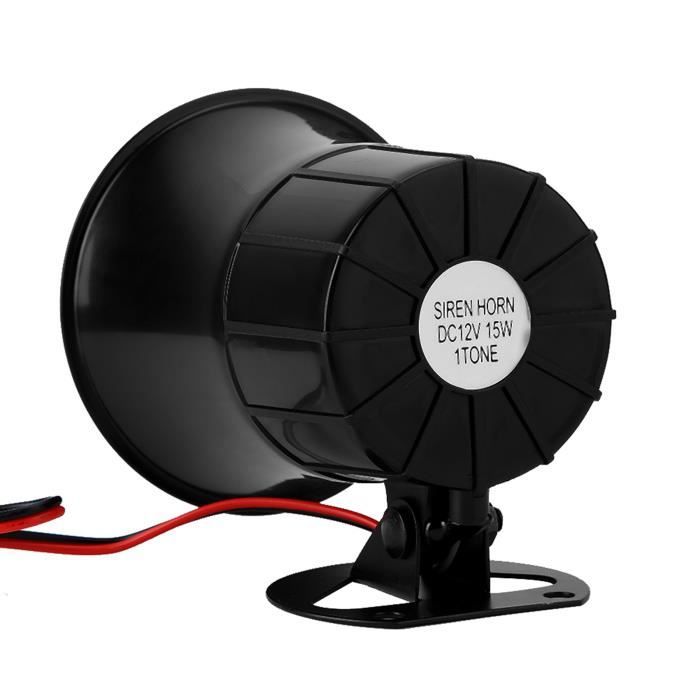 Klaxon d'alarme de sirène Klaxon D'Alarme Filaire DC 12 V, Haut-parleur ...