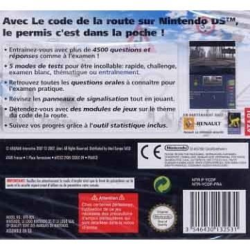 LE CODE DE LA ROUTE / JEU CONSOLE NDS - Cdiscount Jeux vidéo