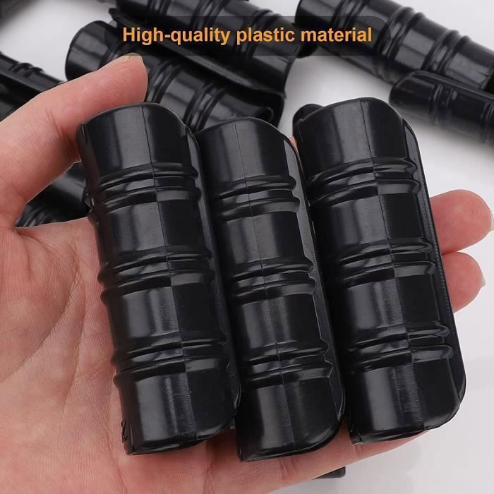 30 PCS Jardin Bâtiments Tube Clip, Clips en Plastique pour Serre Film ...