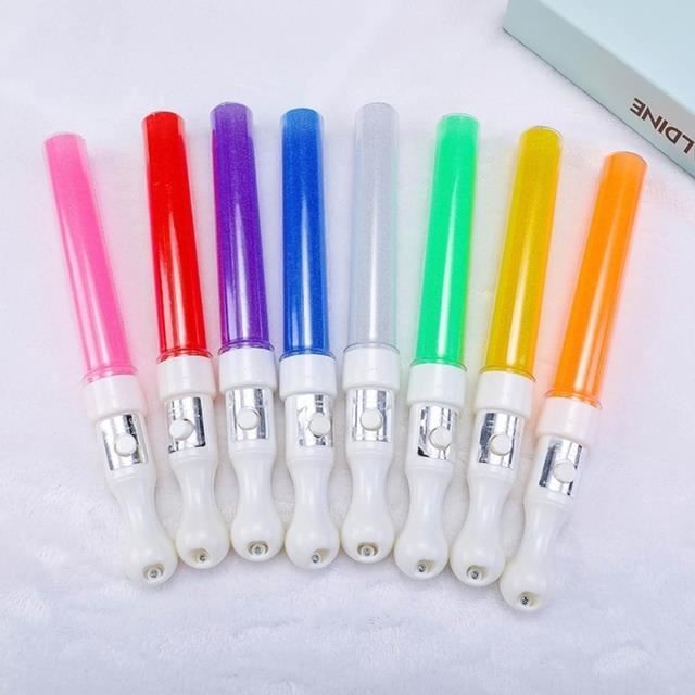 Bâtons Lumineux Led Rouge YWEI avec 3 Modes de Lumière Clignotante pour ...