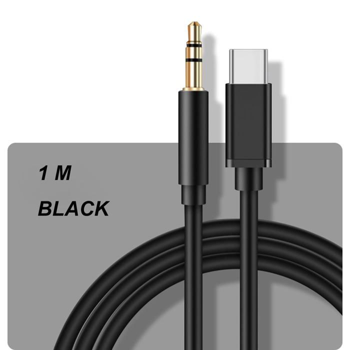 Câble USB C vers 3,5mm Jack 1M, USB C vers Auxiliaire Prise Jack ...