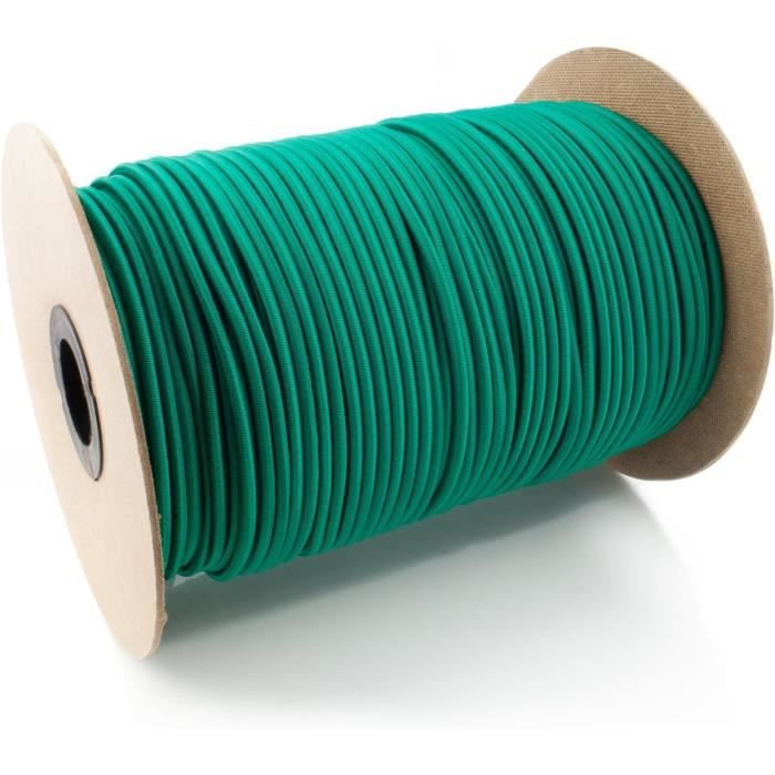 | Corde Élastique | Vert | Sandow | Cable Souple | Polypropylène Tissé ...