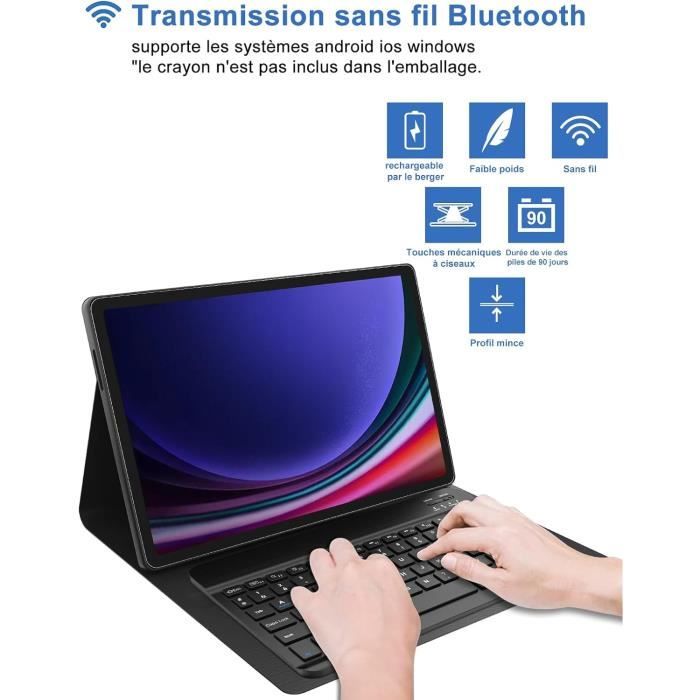 Samsung Galaxy Tab S9 Clavier - Clavier De Tablette Samsung Avec Étui ...