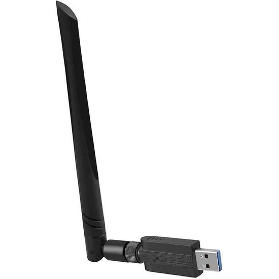 Clé WiFi, USB 3.0 WiFi Wireless Adaptateur 1200Mbps Dongle, 2.4- 5GHz ...