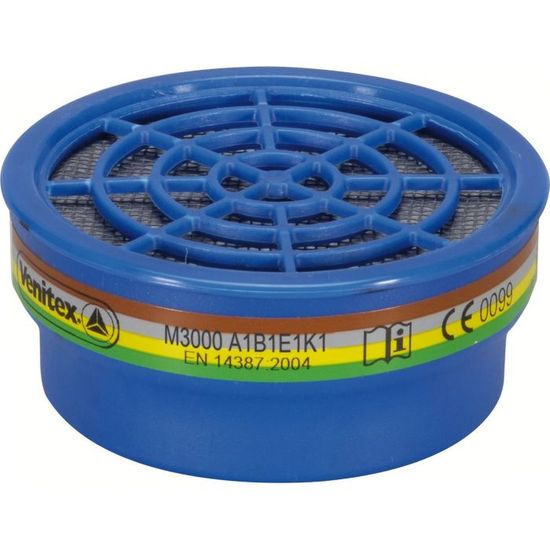 Kit de 2 galettes ABEK1 pour demi-masque - DELTA PLUS - M3000 A1B1E1K1 ...