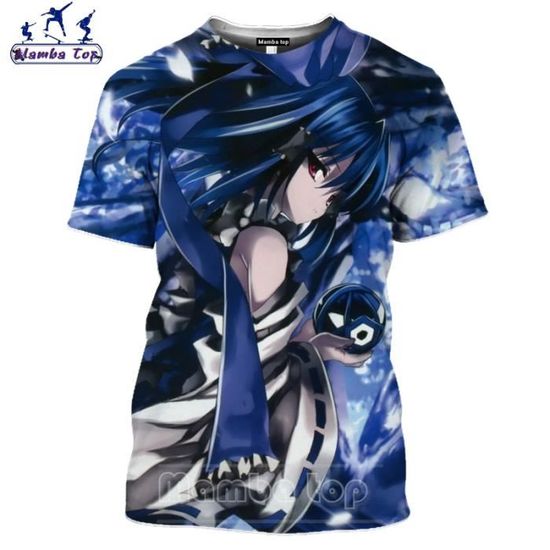 T-shirts imprimés en 3D Anime,Mamba haut 3D Anime Touhou projet t-shirt ...