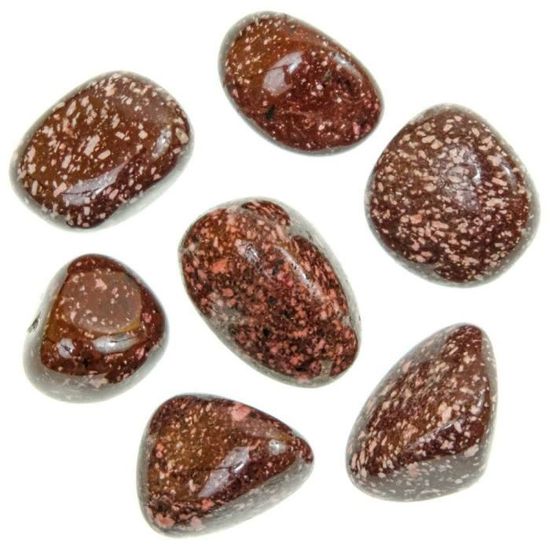 Naturosphère - Pierres roulées porphyre impérial rouge - 2 à 3 cm - Lot ...