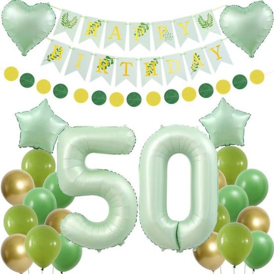 Ballon 50 Ans Anniversaire Femme Décoration Anniversaire 50 Ans Femme ...