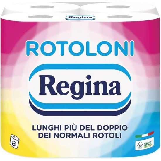 Papier toilette Rotoloni Regina 8 rouleaux43 - Cdiscount Au quotidien