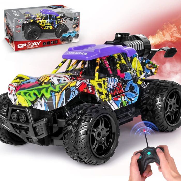 Voiture Télécommandée - 1:16 Graffiti Rc Voiture Monster Truck Avec ...