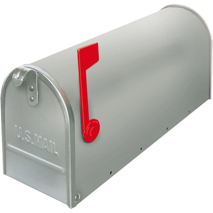 ALUBOX Boîte Aux Lettres Américaine 22X17X48 cm Boîte Postale en Tôle ...